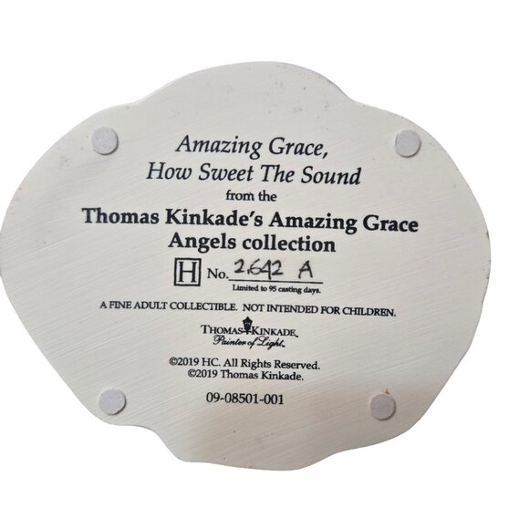 Accents | Thomas Kinkade Amazing Grace How Sweet The Sound Angel Purple ...